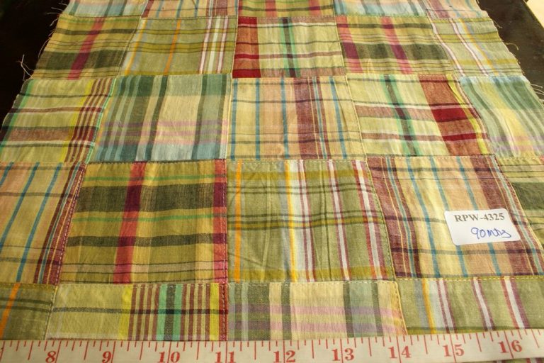 Patchwork Madras, Patchwork Plaid, or Patch Madras fabric