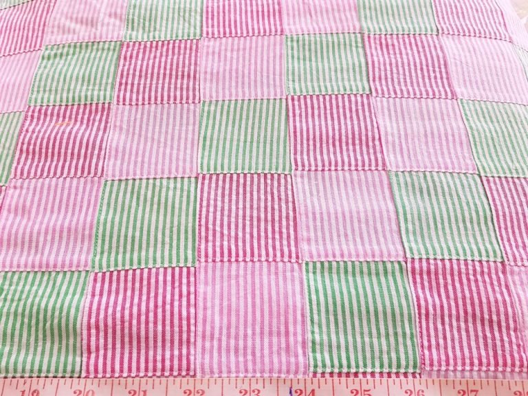 Seersucker Patchwork Fabric - Seersucker stripe cotton for clothing