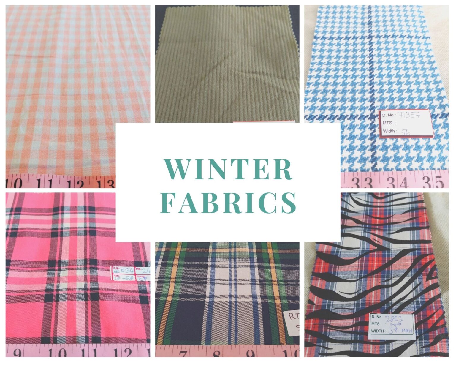 Fall fashion / winter fashion, with winter fabrics like flannel plaid