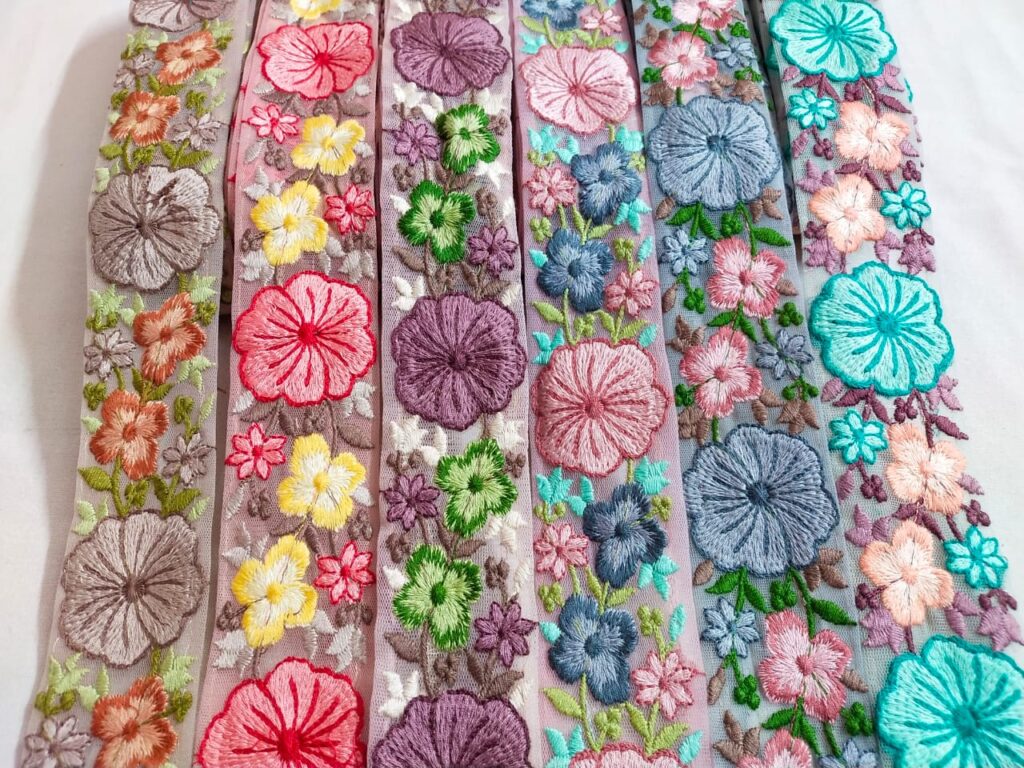 Fabric Trims or borders for dresses, couture sewing, evening gowns