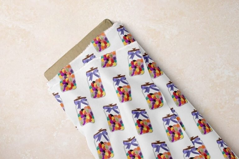 Candies Jar - Candy print fabric, for dog bandanas & bows