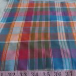 Madras Fabric - Plaid madras made of indian cotton