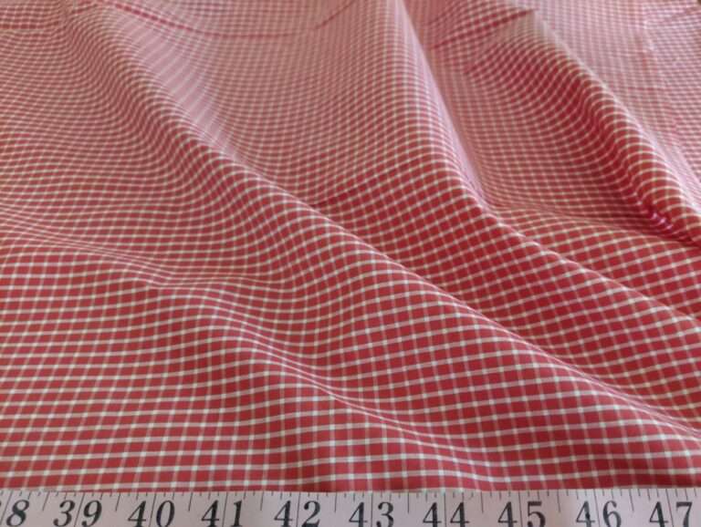 Grid check fabric for check shirts, bowties, ties, dog bandanas