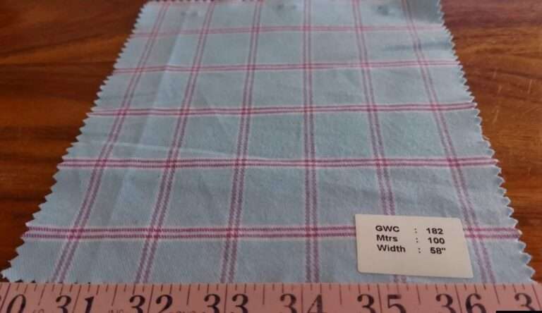 Plaid Twill Windowpane flannel madras fabric for men's winter shirts
