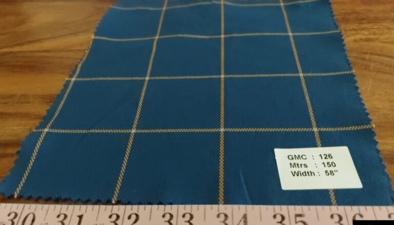 Windowpane plaid fabric for classic children's clothing, bowties