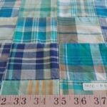 Patchwork madras fabric, with solid borders, perfect for plaid pants ...
