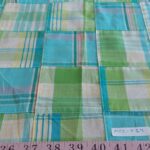 Patchwork madras fabric, with solid borders, perfect for plaid pants ...